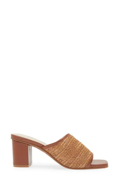 CHOCOLAT BLU Delsy Raffia Slide Sandal