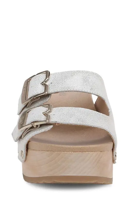 Dr. Scholl'S Original Vibe Platform Slide Sandal - Light Gold