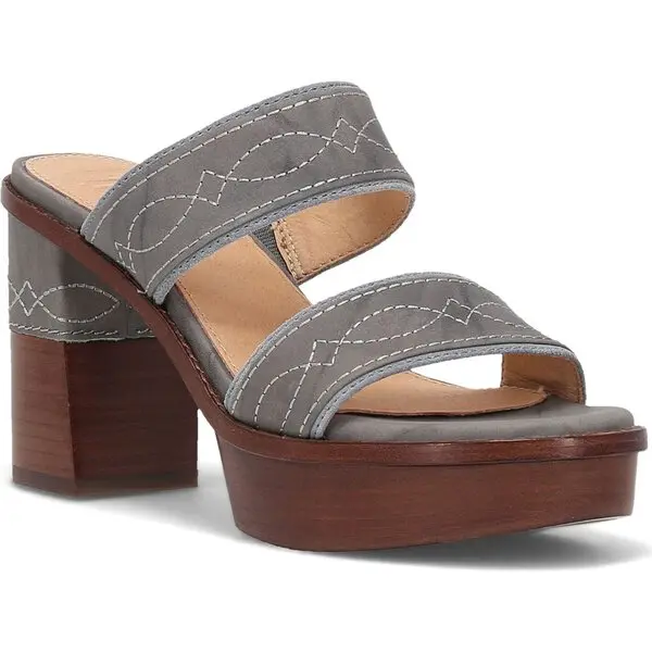 Frye Pipa Platform Sandal - Grey Sky