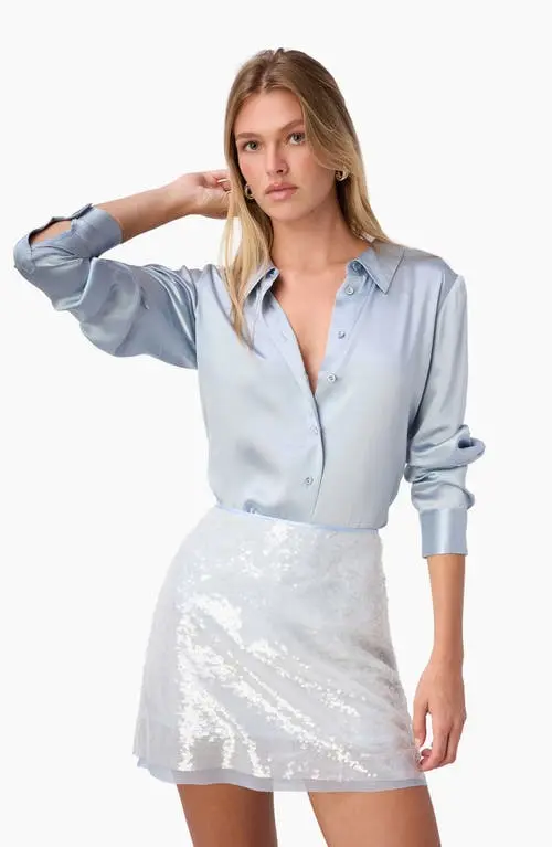 Cami Nyc Crosby Silk Charmeuse Shirt - Elixir