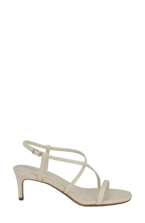 Calvin Klein Ishaya Ankle Strap Sandal - Ivory