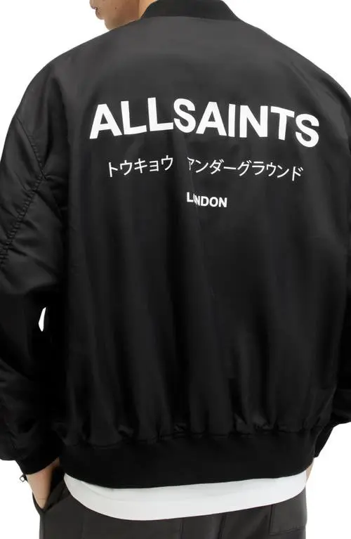 ALLSAINTS Underground Nylon Bomber Jacket