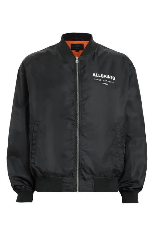 ALLSAINTS Underground Nylon Bomber Jacket