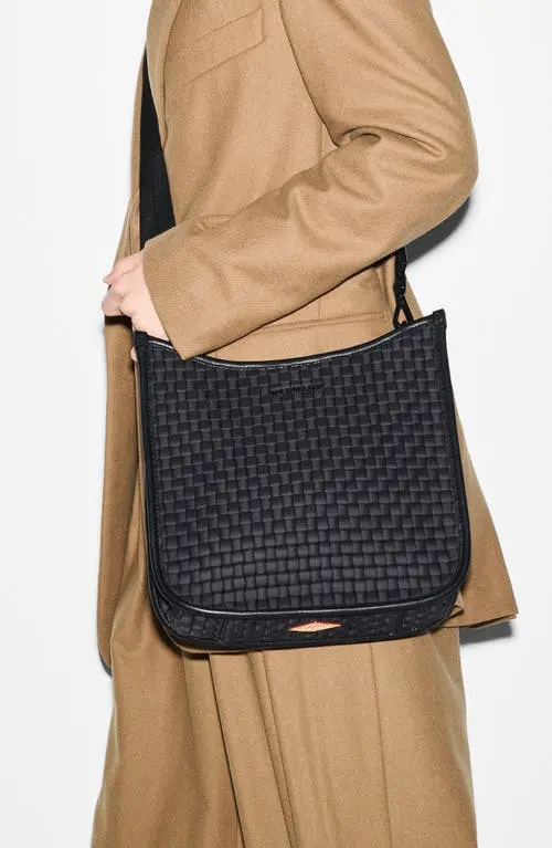 Mz Wallace Woven Nylon Box Crossbody
