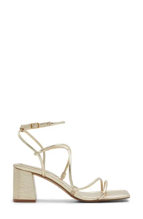 Aldo Harmonni Strappy Sandals - Gold