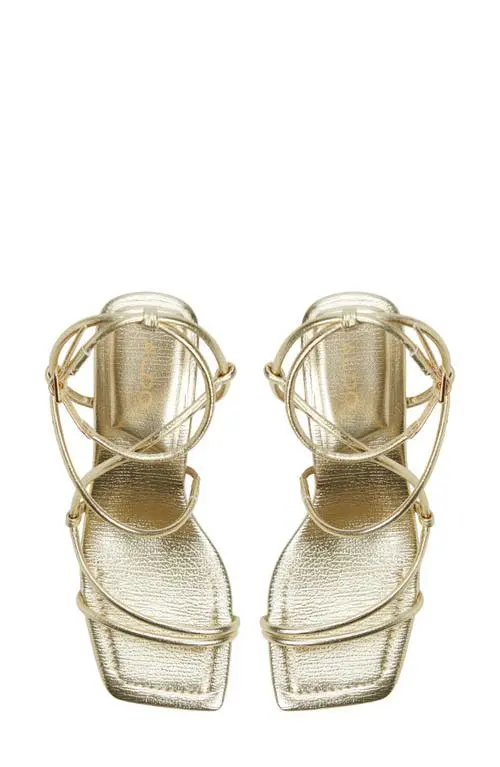 Aldo Harmonni Strappy Sandals - Gold