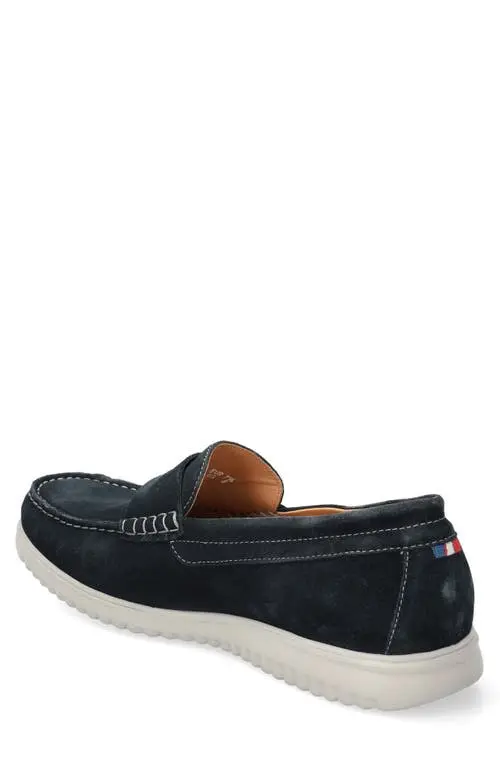Mephisto Titouan Penny Loafer - Blue Velours