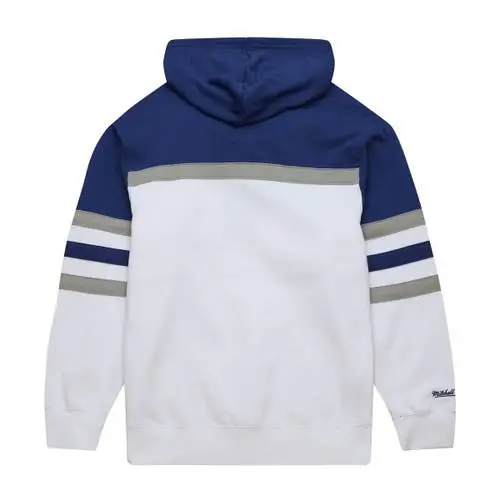 Mitchell & Ness Blue Tampa Bay Lightning Head Coach Pullover Hoodie
