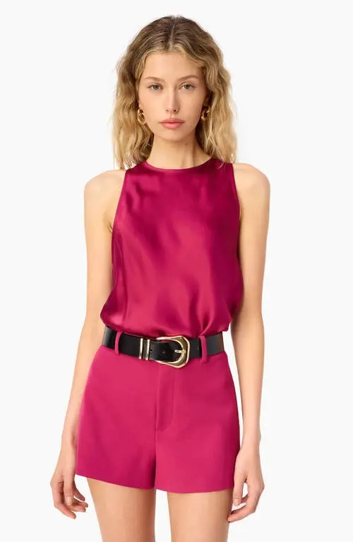 Cami Nyc Floriana Racerback Silk Tank