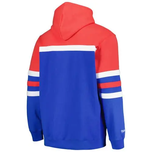 Mitchell & Ness Red La Clippers Head Coach Pullover Hoodie