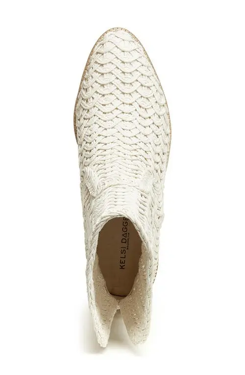 KELSI DAGGER BROOKLYN Emery Bootie - Shell Braided