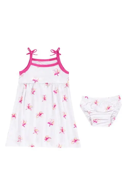 COCO MOON Plumeria Dress & Bloomer Set - Pink