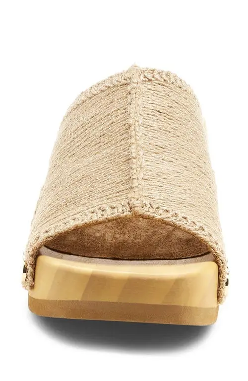 KELSI DAGGER BROOKLYN June Jute Platform Slide Sandal