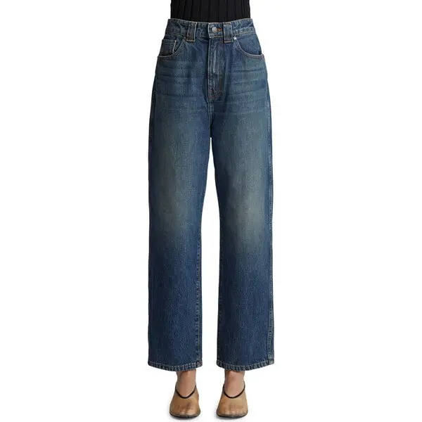Khaite Shalbi High-waist Wide-leg Jeans - Stinson