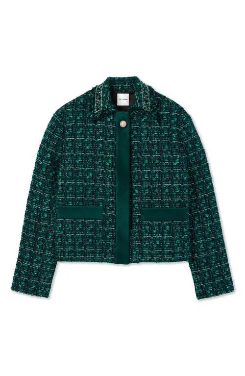 St. John Metallic Tweed Jacket