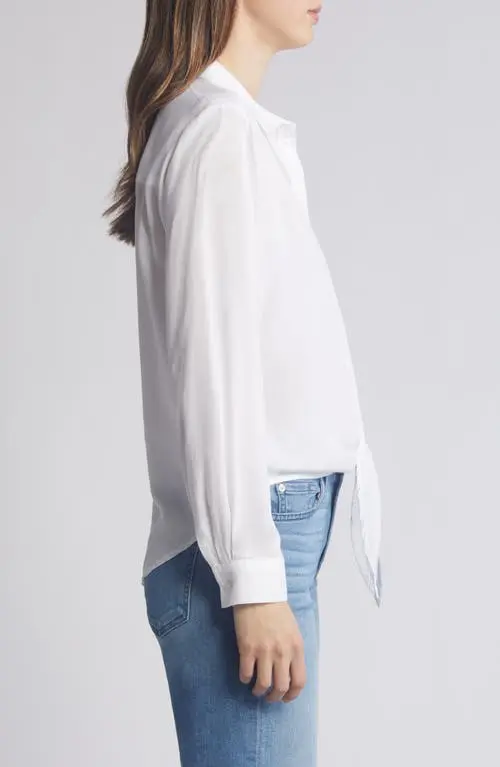 BEACHLUNCHLOUNGE Magnolia Tie Front Button-up Shirt