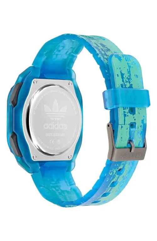 Adidas Ao Street Translucent Resin Strap Watch