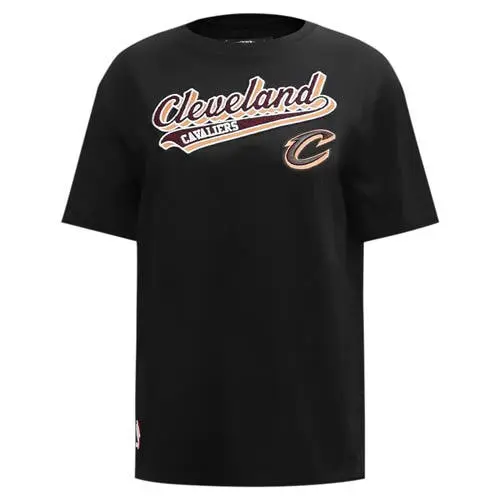 PRO STANDARD Cleveland Cavaliers Script Boyfriend T-shirt