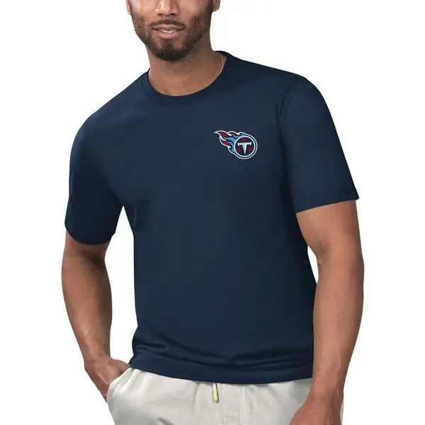 MARGARITAVILLE Tennessee Titans Licensed To Chill T-shirt - Navy