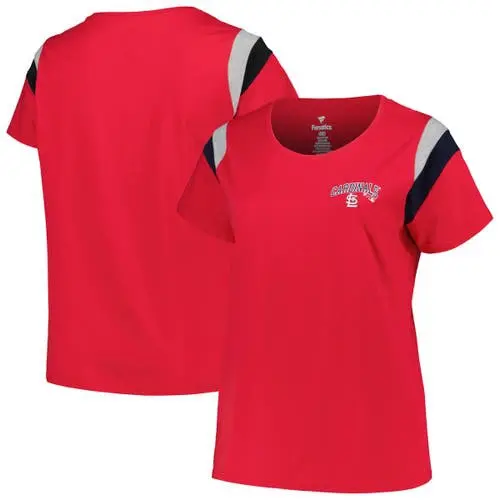 Profile St. Louis Cardinals Scoop Neck T-shirt - Red