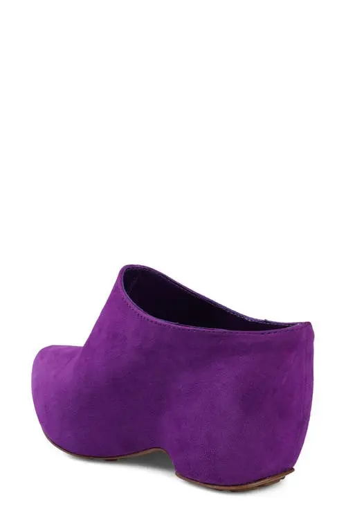 ZIGI Raffaela Platform Clog - Purple Suede