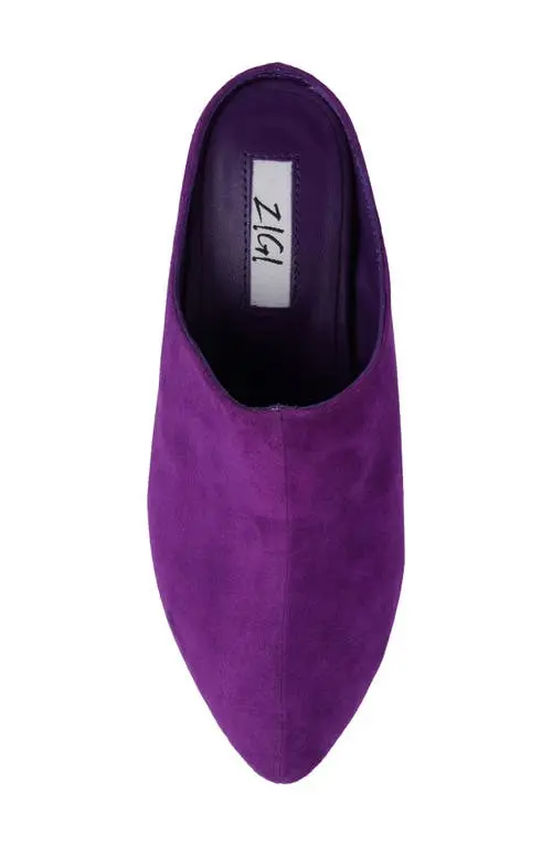 ZIGI Raffaela Platform Clog - Purple Suede