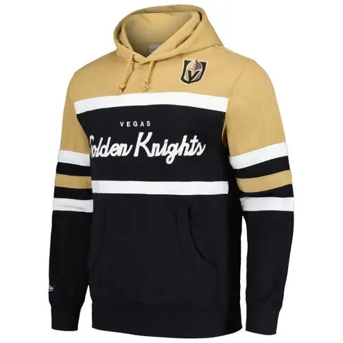 Mitchell & Ness Vegas Golden Knights Head Coach Pullover Hoodie