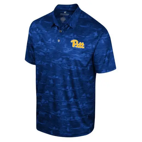 COLOSSEUM Pitt Panthers Daly Print Polo