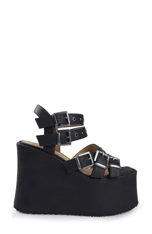 ZIGI Vianca Platform Wedge Sandal - Black