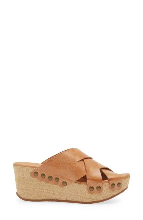 CHOCOLAT BLU Yetta Platform Wedge Slide Sandal
