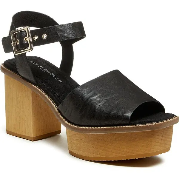KELSI DAGGER BROOKLYN Platform Sandals - Black
