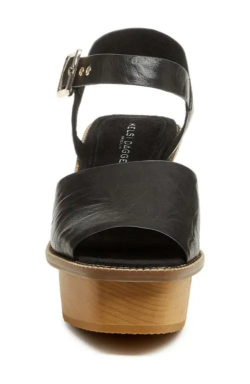 KELSI DAGGER BROOKLYN Platform Sandals - Black