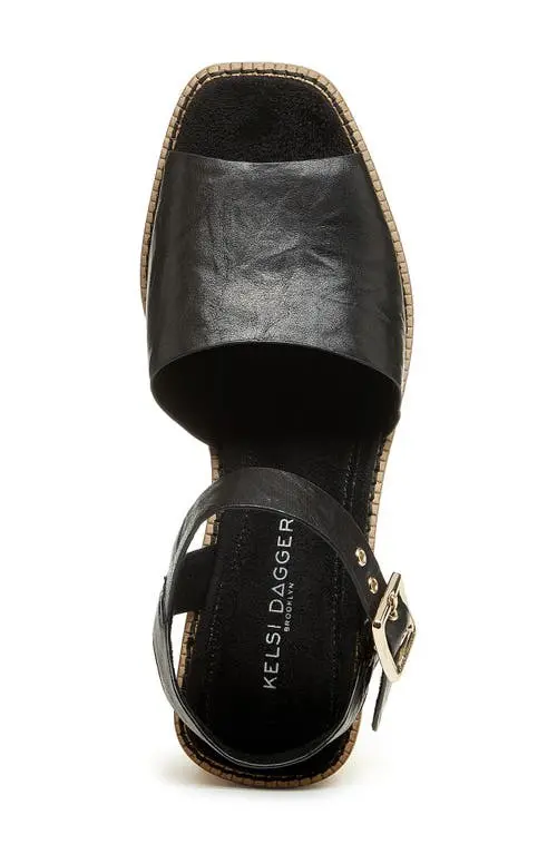 KELSI DAGGER BROOKLYN Platform Sandals - Black