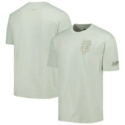 PRO STANDARD San Francisco Giants Neutral Cj Dropped Shoulders T-shirt - Mint