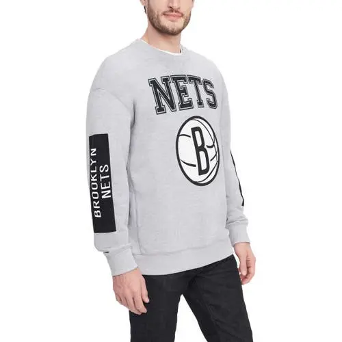 Tommy Hilfiger Brooklyn Nets Hayes Crew Neck Pullover Sweatshirt