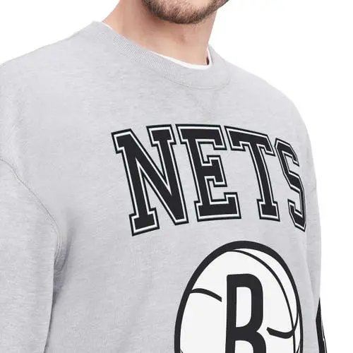 Tommy Hilfiger Brooklyn Nets Hayes Crew Neck Pullover Sweatshirt