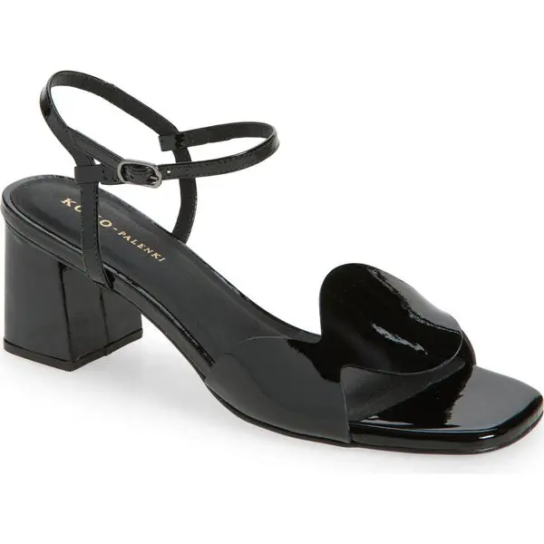 KOKO + PALENKI Sphere Sandal - Black Patent
