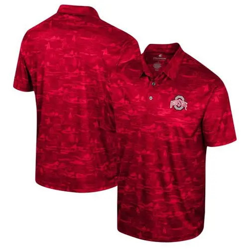 COLOSSEUM Ohio State Buckeyes Daly Print Polo