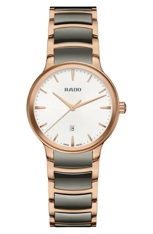 RADO Centrix Bracelet Watch - Silver-white
