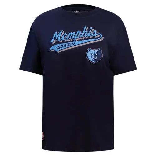 PRO STANDARD Memphis Grizzlies Script Boyfriend T-shirt