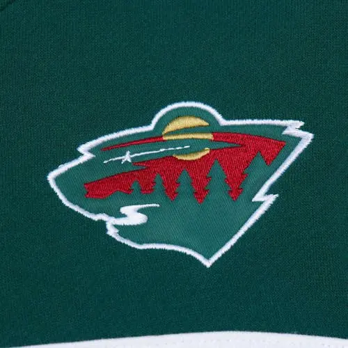 Mitchell & Ness Green Minnesota Wild Head Coach Pullover Hoodie