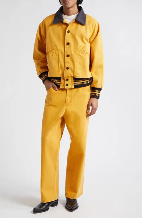 BODE Twill Knolly Brook Trousers - Yellow