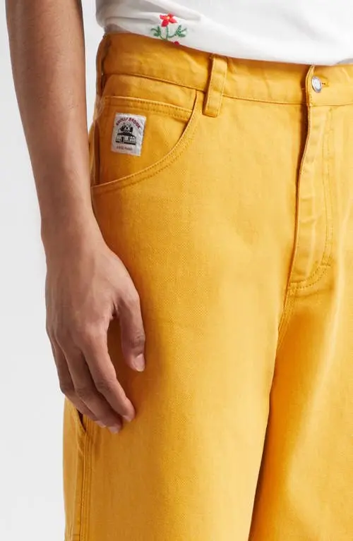 BODE Twill Knolly Brook Trousers - Yellow