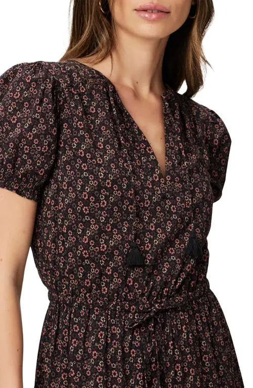 Paige Siera Floral Short Sleeve Midi Dress