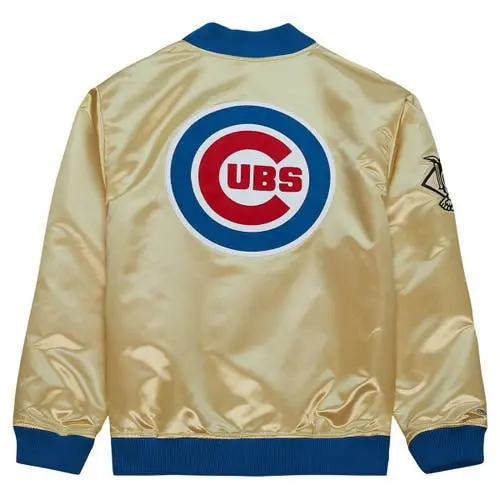 Mitchell & Ness Chicago Cubs Og 2.0 Lightweight Satin Full-zip Jacket