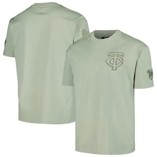 PRO STANDARD Minnesota Twins Neutral Cj Dropped Shoulders T-shirt - Mint