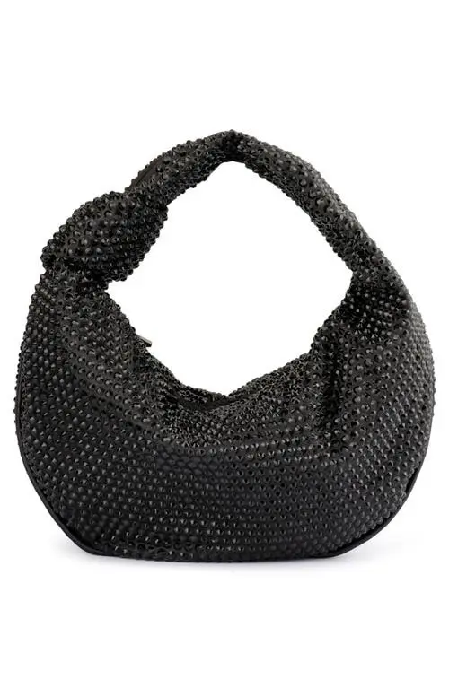 OLGA BERG Juliana Crystal Top Handle Bag