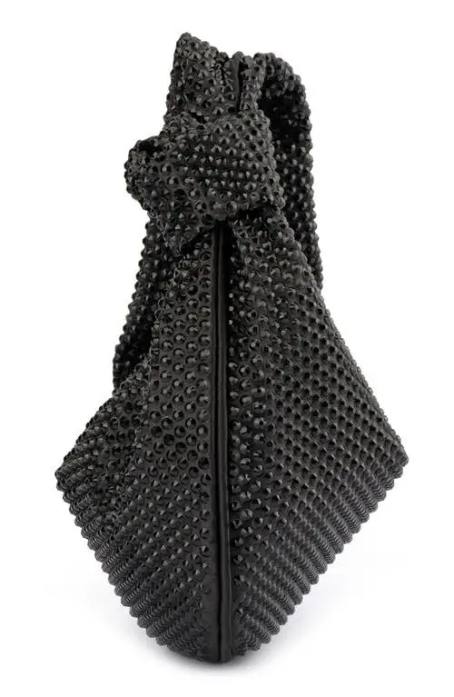 OLGA BERG Juliana Crystal Top Handle Bag
