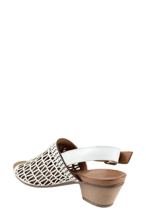BUENO Lia Slingback Sandal - White