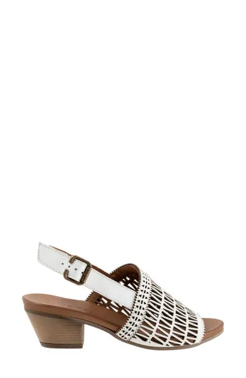 BUENO Lia Slingback Sandal - White